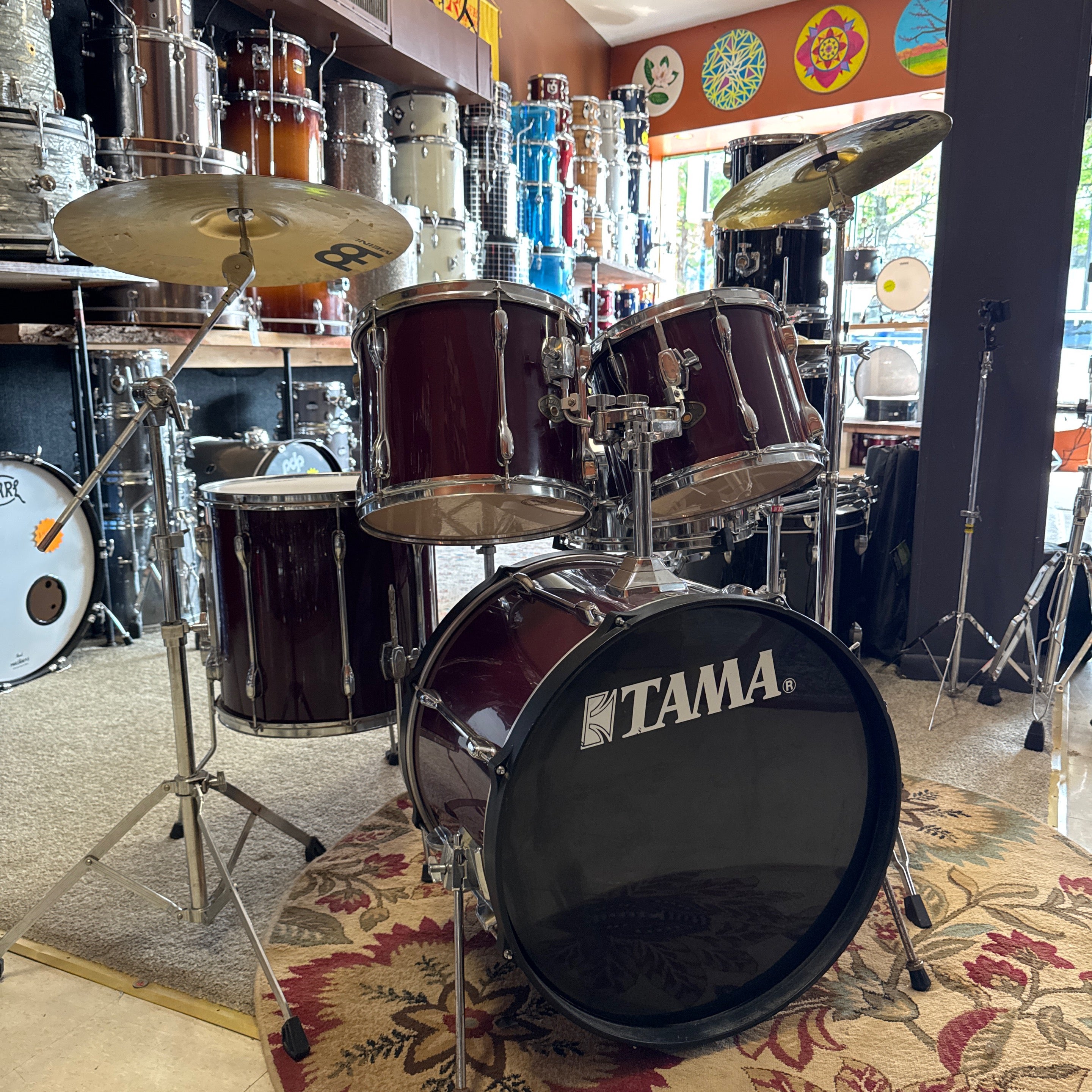 Tama Rockstar 12/13/16/22 Deep Purple Drum Set | Pocket Percussion